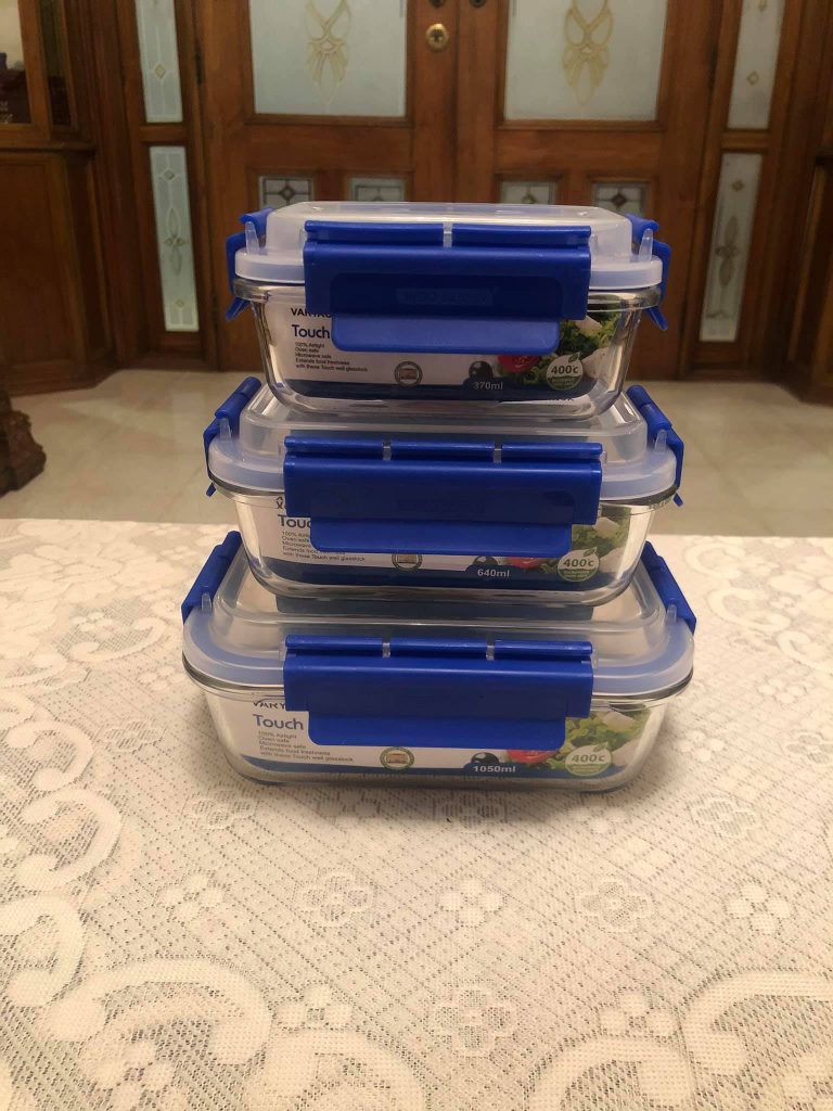 Ovenproof & Microwave safe 3 Pieces Glass Box Set!!! – Ace Homeware